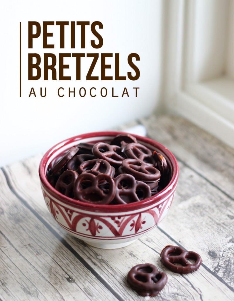 Mini bretzels enrobés de chocolat - Mango and Salt